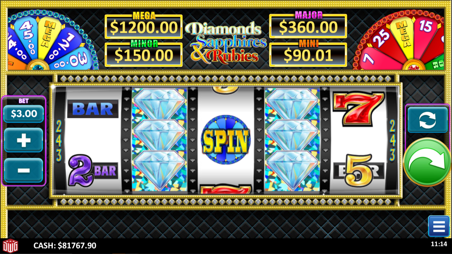 Diamonds Sapphires & Rubies - Design Works Gaming